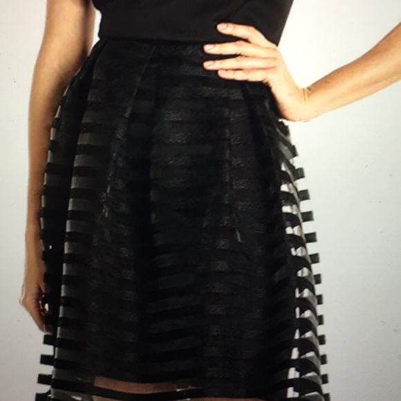 SD Collection | Dresses | Nwt Sandra Darren Sleeveless Illusion Skirt ...